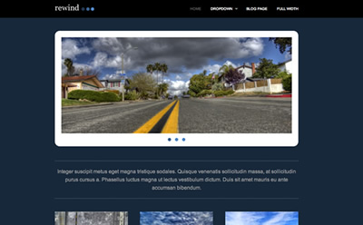 Rewind, free responsive business theme - Viva Themes